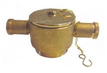 ฺBrass QUICK COUPLING ADAPTOR DOUBLE LOCK WITH CAP CHAIN Dia.2.5 inch ...