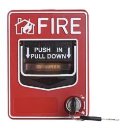 FIRE-LITE Addressable Manual Pull Station, Dual-Action, , Key Lock ...