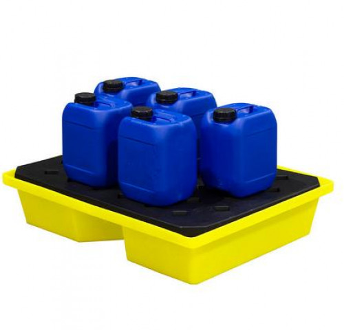 ROMOLD ST40 Minibund Spill Tray Capacity 43 litre.พาเลทรองถังสารเคมี ...