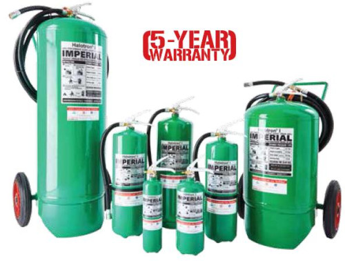 IMPERIAL อิมพีเรียลถังดับเพลิง ชนิดสารสะอาด Halotron I (ฮาโลตรอน วัน) Fire Rating 2A-10B-C ...