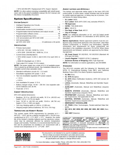 NOTIFIER NFS-320E Intelligent Fire Alarm Panel Single Printed Circuit ...