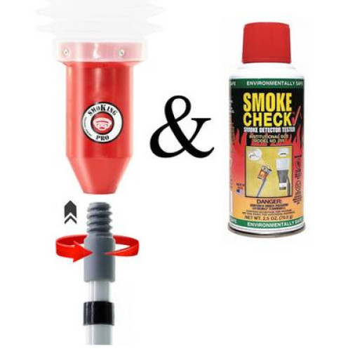 Smoking PRO - Smoke Detector/Fire Alarm Tester ชุดทดสอบสโมคดีเทคเตอร์ ...