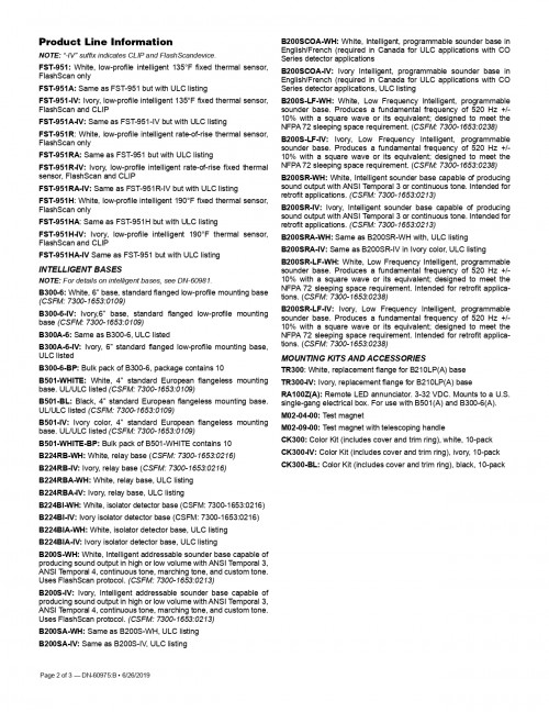 NOTIFIER FSV-951R-IV Very Intelligent Early Warning (VIEW®) / Ivory ...